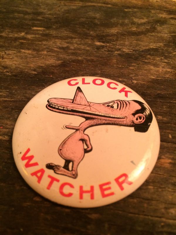 Basil Wolverton Tin Badge｜monster モンスター系 Other その他 ｜stimpy Vintage