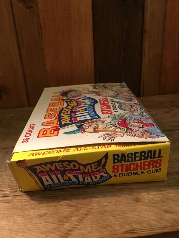 AWESOME! ALL-STARS BASEBALL STICKERS & BUBBLE GUM COMPLETE SET｜Monster ...
